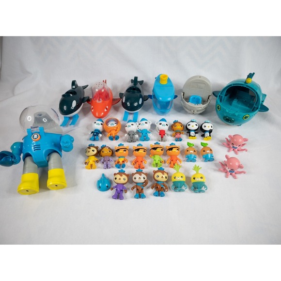 Mattel | Toys | Huge Lot 3 Octonauts Toys Gups Vehicles Submarine ...